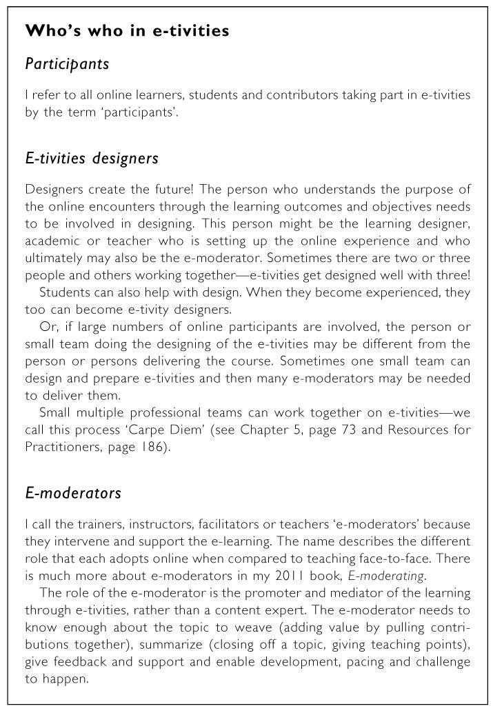 [PDF] E-tivities by Gilly Salmon eBook | Perlego